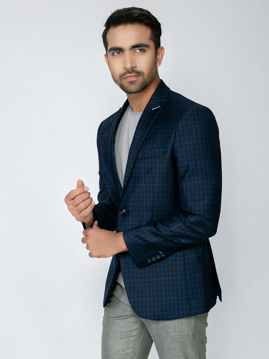 Textured Blazer